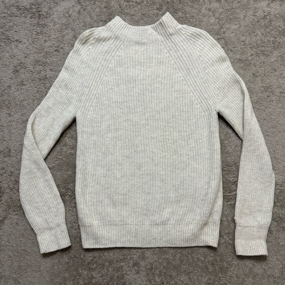 Muji | Sweaters | Muji Wool Yak Blend Drop Shoulders Ribbed Knit High ...